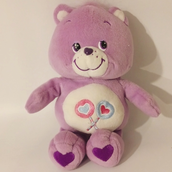 Care Bears | Toys | Vintage 202 Purple Heart Care Bear | Poshmark